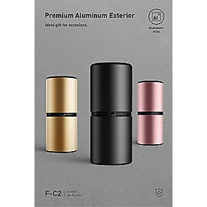 Lapurifier Car Air Purifier Ionizer, 12 Million Negative Ions for Smokers, 27dB Quiet Portable Ionic Air Purifiers for Car Small Room Removes Dust Pet Odors Pollen (California Available)