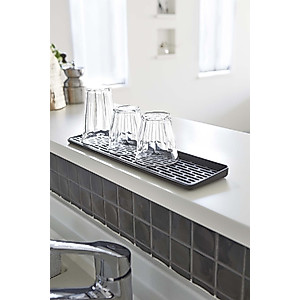 Yamazaki Home Glass Drainer, Plastic, No Assembly Req.