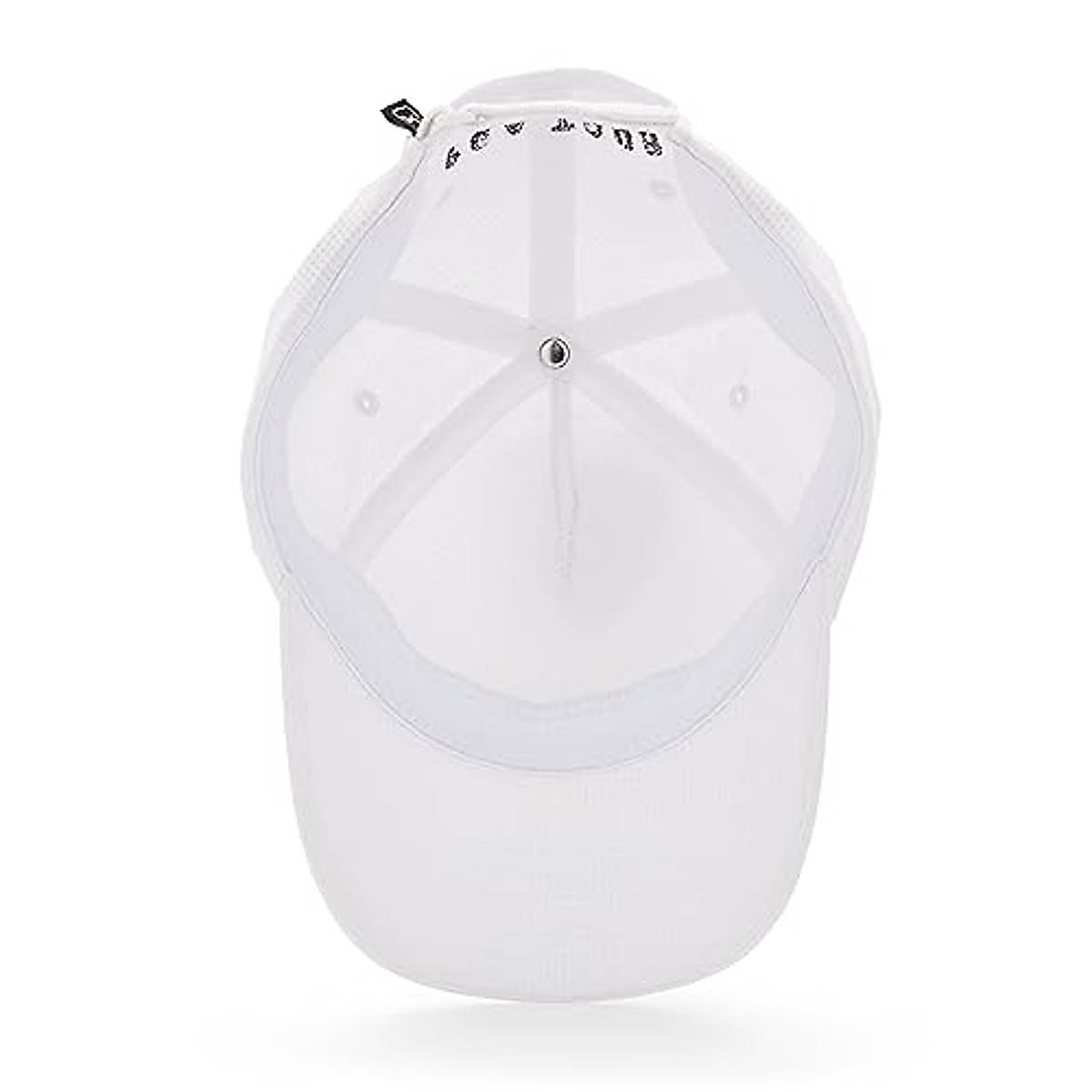 PGA TOUR Men's Standard Mesh Golf Hat, Bright White, One Size