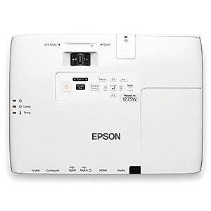 Epson PowerLite 1775W Widescreen Business Projector (WXGA Resolution 1280x800) (V11H363020)