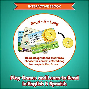 KIDS KORNER Baby Toys Wooden Stacking Rings - Bilingual Educational Toys for 2 Year Old | Learn Rainbow Colors in English & Spanish with Toddler Games Learning Activities Ebook