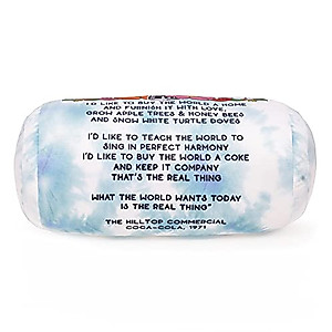 Coca Cola Unity Hilltop Retro Floral 13.5 inch Plush Fabric Throw Pillow