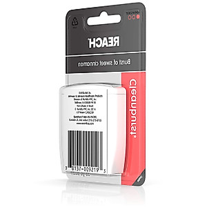 Reach Cleanburst Waxed Dental Floss, Oral Care, Cinnamon Flavored, 55 Yards