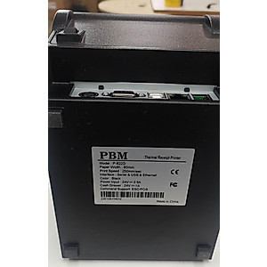 PBM P-822d Thermal POS Receipt Printer, USB, Ethernet, Serial 3-in-1 Printer, cashdrawer Port.AUTO Cut, Supports ESC/POS Star Commands, Compatible with EPSON Star Micronic