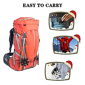 Snowflake Multitool,18-In-1 Stainless Steel Snowflake Wrench Screwdriver Multi-Tool,Mini Small Portable Pocket Keychain Tools and Gadgets for Men Dad Fathers Christmas Thanksgiving Gifts(6PCS)