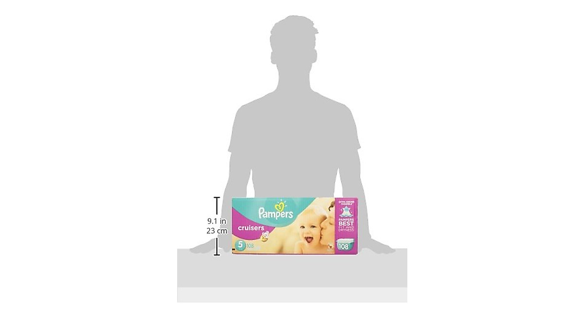 Pampers Baby-Dry Diapers Size 2 - 12 Hours of Dryness