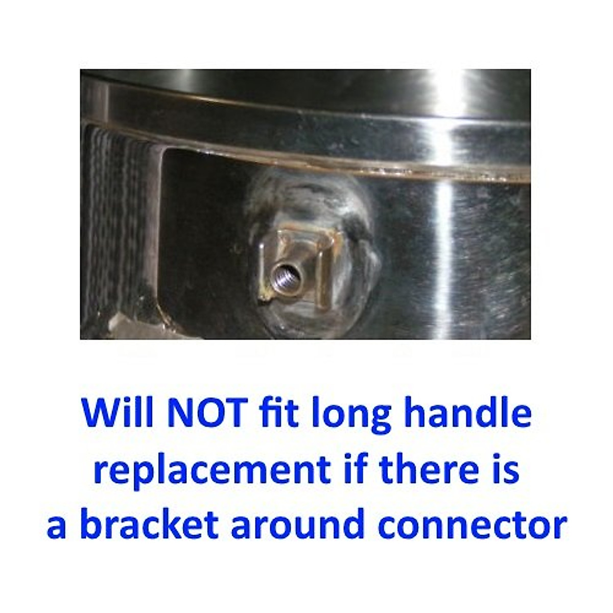 nunuware® Long Replacement Pot Handle for vintage Amway Queen Cookware sauce pan and skillet in non-OEM original style