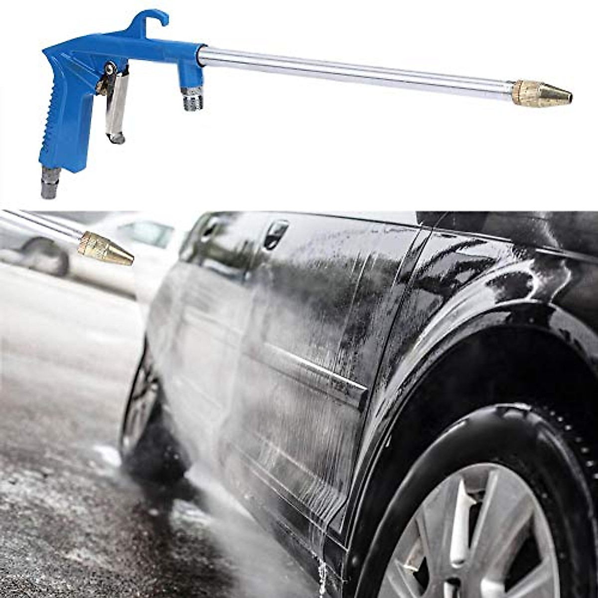 Cleaning Gun, Universal Car Engine Dust Cleaner Tools Auto Water Cleaning Nozzle Hose Wash Spray Kit
