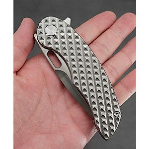 TwoSun M390 Blade TC4 Titanium Handle Pocket Folding Knife TS177 Maverick