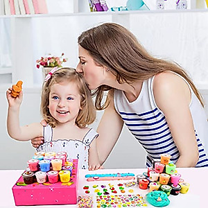 Slime Kit with 54 Pack Mini Butter Slime,Non-Sticky and Super Soft, for Girls 10-12, Fruit Party Favors Kids,Birthday Gift, DIY Putty Toy Boys