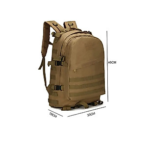 WIGGINOUT Tactical Backpack Military Large Army Daypacks (khaki)
