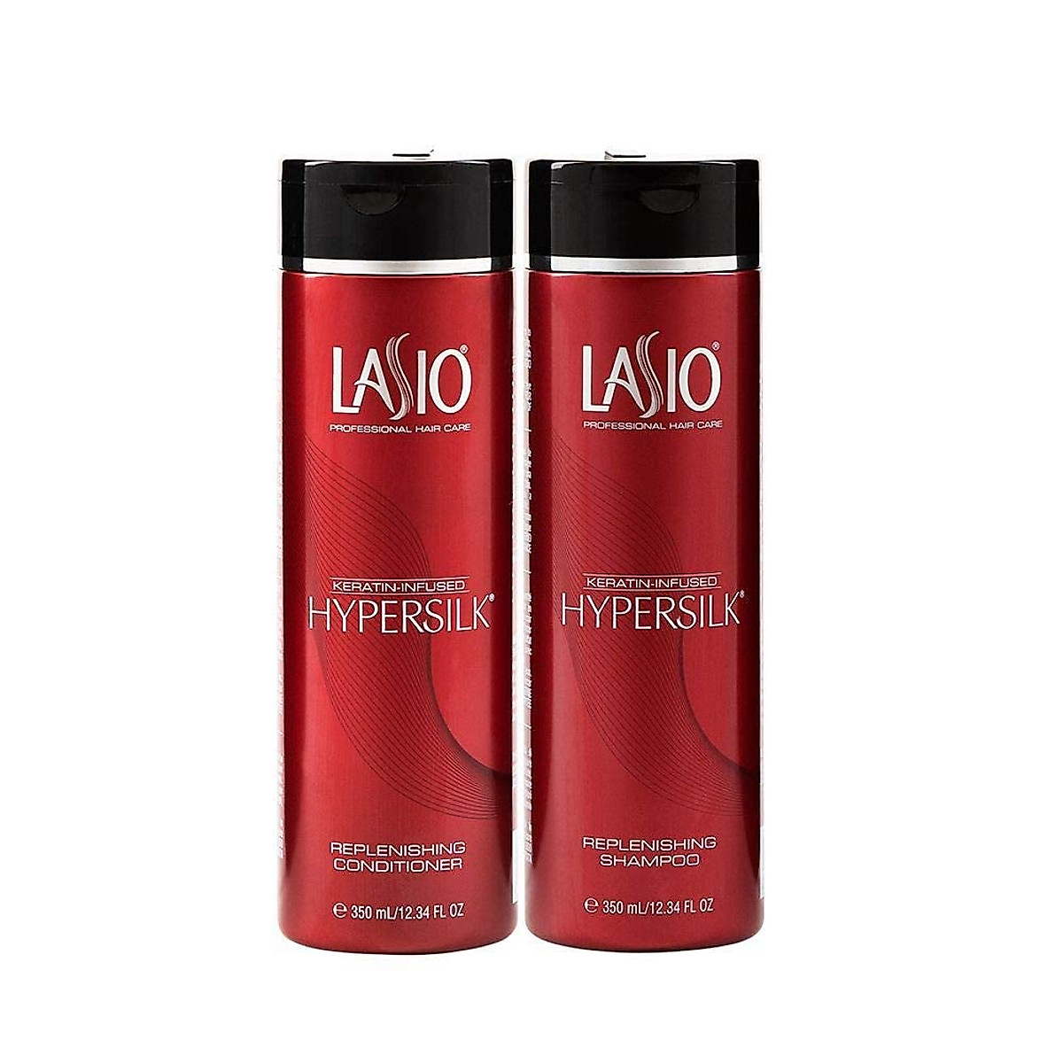 Lasio - Keratin-Infused HYPERSILK Replenishing Shampoo & Conditioner Combo Pack - 35.27 Fl. Oz - Repair, Restore & Redefine Hair Care Products