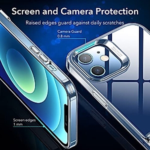 ESR Metal Kickstand Designed for iPhone Mini Case [Patented Design] [Two-Way Stand] [Reinforced Drop Protection] Flexible TPU Soft Back for iPhone Mini 2020, 5.4-Inch – Clear