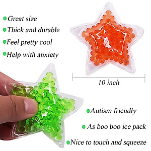 Boo Boo Ice Pack, Kids Cold Packs for Wisdom Teethache Fever, Gel Ice Pack for Bump and Bruises Injuries Pain Relief - Cold Compress for Headache (7 Star)