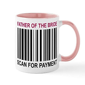 CafePress Father Of The Bride Mug Ceramic Coffee Mug, Tea Cup 11 oz