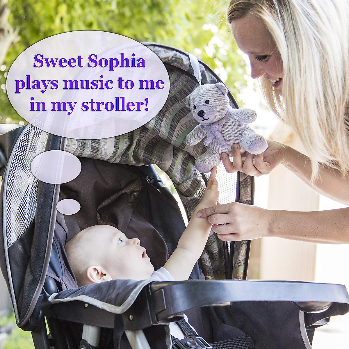 Meet Cuddly Cadi by Super Happy Babies! Bluetooth Speaker & Baby White Noise Sound Machine ~ Baby Soother for Both at Home & On-The-Go! Get Out & Have Fun with Your Super Happy Baby!