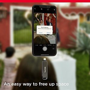 SanDisk 64GB iXpand Flash Drive Luxe - The 2-in-1 USB for iPhone, iPad, and Computer - Thumb Drive with Lightning and USB Type-C Connectors – SDIX70N-064G-GN6NN
