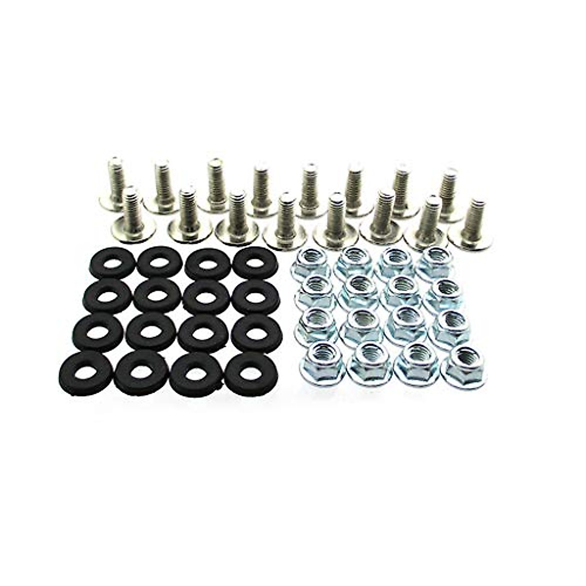 TC-Motor M6 x 16 Plastic Fender Bolt Washer Nut Screw Kit For 50cc 70cc 90cc 110cc 125cc ATV Quad 4 Wheeler