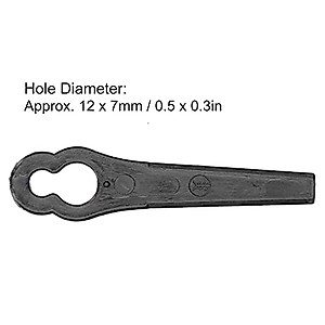 100pcs Trimmer Head Blades Set Plastic Trimmer Replacement Cut Blade For Lawn Mower Garden Accessories Cordless Grass Strimmer