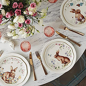 Lenox 893465 Butterfly Meadow Bunny 4-Piece Accent Plate Set