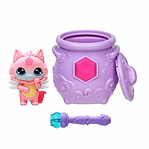 Magic Mixies Mixlings Magic Castle Super Pack, Expanding Playset with Magic Wand That Reveals 5 Magic Moments and 2 Collector's Cauldrons, for Kids Aged 5 and Up, Amazon Exclusive