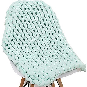 Chunky Yarn for Arm Knitting Blanket, 4.4lbs Black Big Roving 3cm Thick Velvet Bulky Chunky Braid Cotton Tube Yarn for Handmade DIY Throw Blanket Pet Bed,Machine Washable (70oz)