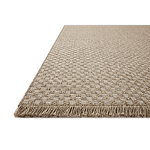 Loloi II Dawn Collection Indoor/Outdoor DAW-02 Tan 7'-8" x 10' Area Rug