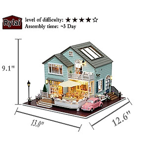 DIY Miniature Dollhouse Kit with Music Box Rylai 3D Puzzle Challenge for Adult Kids Queenstown Holidays