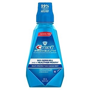Crest Pro Health Rinse Clean Mint (Alcohol Free), 16.9 oz