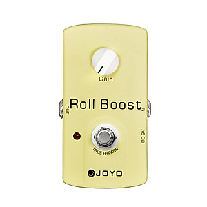 JOYO Boost Pedal Classic Circuitry up to 35dB Clean and Clear Boost for Electric Guitar Effect - True Bypass (Roll Boost JF-38)
