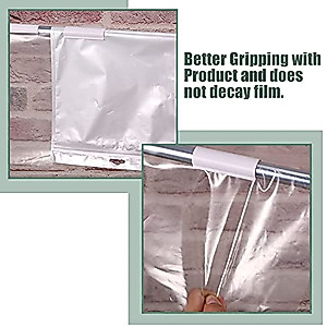 32 Piece Clamp for PVC Pipe Greenhouses, Row Covers, Shelters, Bird Protection, 2.4 Inches Long(White,for 1/2 Inch PVC Pipe)