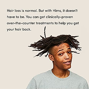 hims Extra Strength Hair Regrowth Treatment for Men with 5% Topical Minoxidil Solution for Hair Loss and Thinning Hair, Unscented, 2 Pack