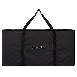 Dream On Me On-The-Go Trifold Fiber Playmat, Greenguard Certified, Excellent Support, Waterproof Vinyl Cover, Easy To Store With Carry Bag, Environment Safe Playmat