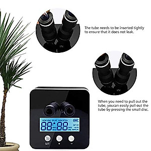 Reptile Humidifier, Reptile Fogger for Terrariums, High-Density Fog Automatic Misting Rainforest Sprayer System with Adjustable Spray Nozzles, Ideal for Paludarium/Vivarium/Reptiles/Amphibians/Herps