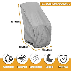COOSOO Pressure Washer Cover Waterproof Heavy Duty Pressure Washer Protection Cover with Windproof Drawstring for Outdoor