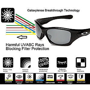 Galaxy Replacement lenses For Oakley Holbrook Polarized Multiple Color (Black)