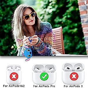 9in1 Cute Stitc for AirPods Pro Case Cover Accessories Set Kit for AirPods Pro 1st Generation Charging Case 2021 Released, Cartoon Kawaii 3D Funny Animal Cool AirPod Pro 12 Case for Boy Girl Stitc