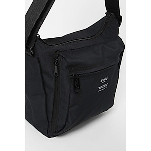 anello(アネロ) Vertical Shoulder Bag, Black (Black 19-3911tcx)