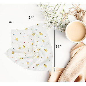 Arumary Cotton Baby, Kid and Women Handkerchief (White Baby)