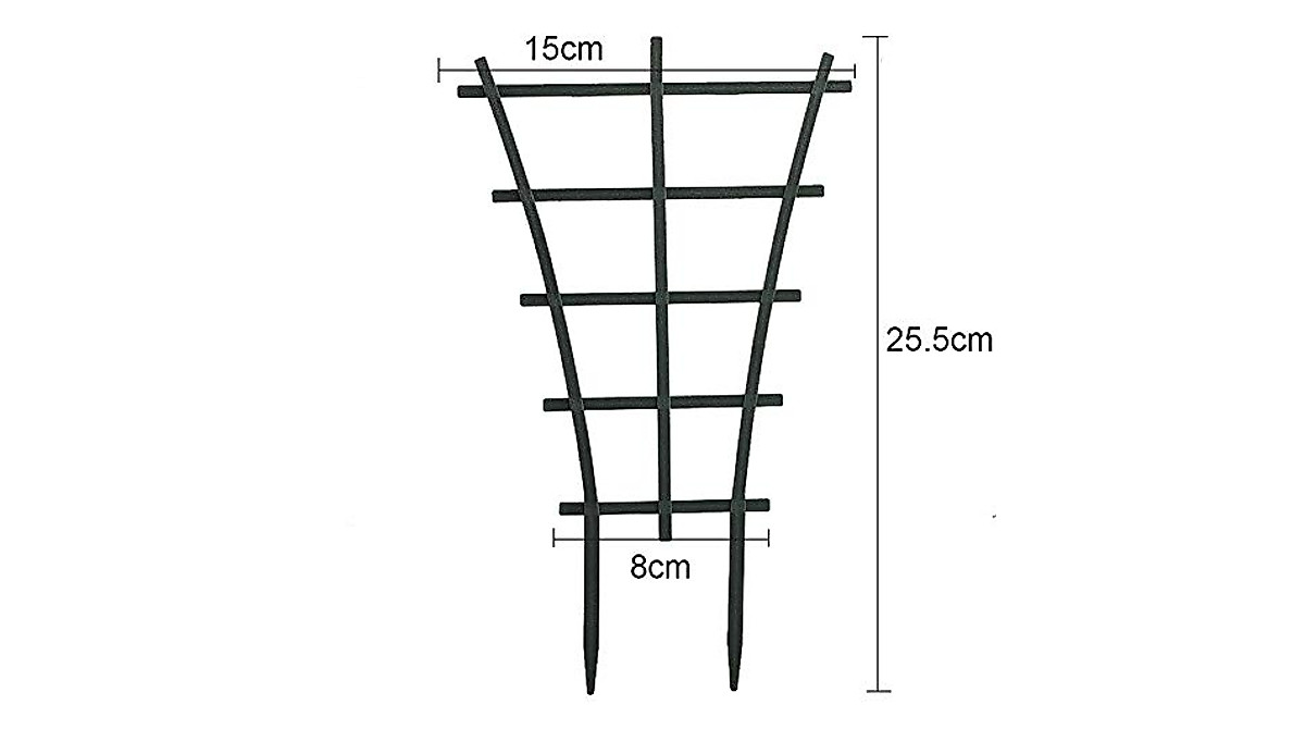 Indoor Plant Trellis 6 Pack | Stackable Support for Climbing Plants