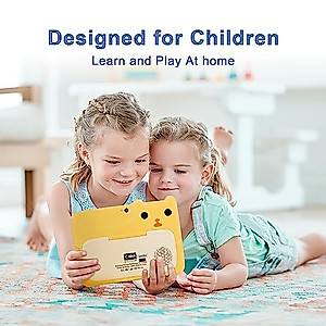 C idea Kids Tablets,7 Inches Toddler Android 12, Dual Cameras, 32GB Large Storage, Iwawa Pre-Installed, Parental Control, Children Learning Educational Tablets