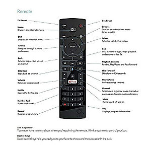 ALTICE Remote Control with Bluetooth, Speech, and Netflix Button Batteries Included