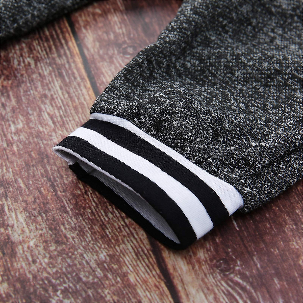 Tikoubabe Baby Boy Clothes Stuff Infant Summer 3 Piece Outfits Newborn Cute Letter Printed Romper Short Sleeve + Pants + Hat New To The Crew White Grey 0-3 Months 70CM