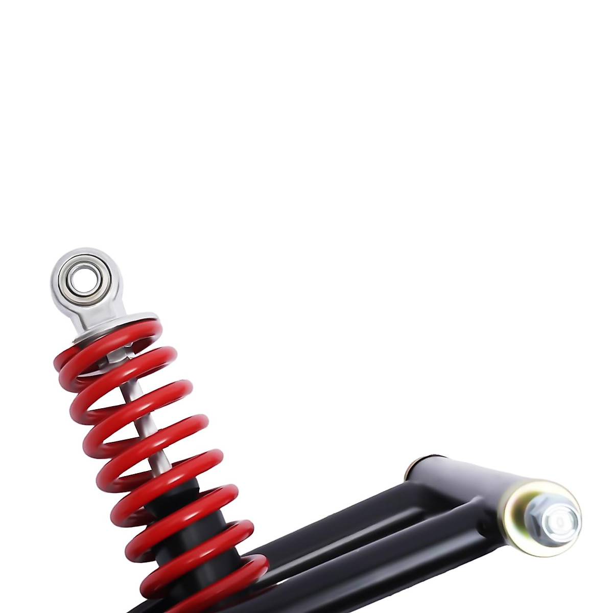 Front Suspension Arm Assembly Kit Upper/Lower Suspension Swingarm Assembly Suspension Shock Arm Upper&Lower Swingarm Steering Kit for DIY ATV Quad Bike Buggy Go Kart