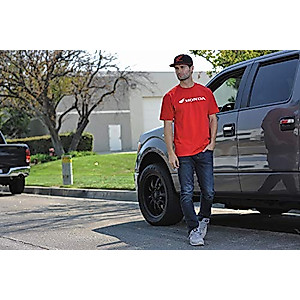 Factory Effex 15-88330 Honda' Horizontal T-Shirt (Red, Medium)