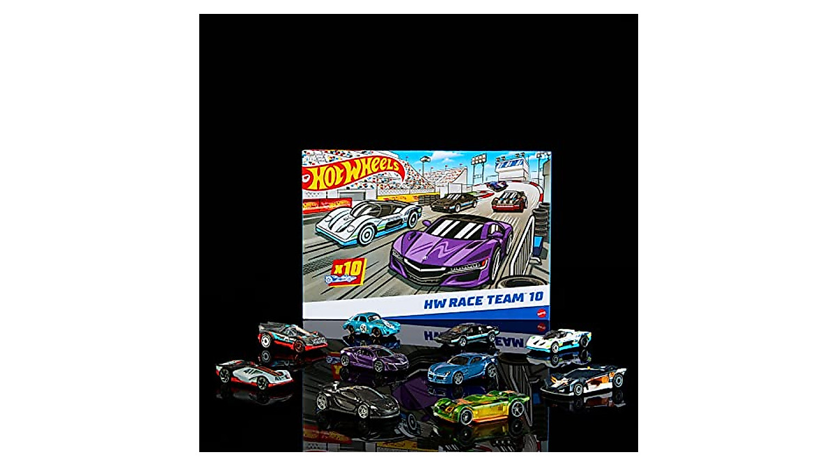Hot Wheels 10-Pack: Collector's Toy Race Cars