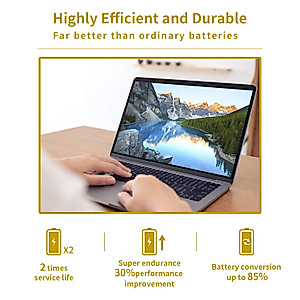 Allianwere F62G0 Replacement Laptop Battery Compatible with Dell Inspiron 13 7373 7000 7370 7380 7386 P83G P83G001 P83G002 Vostro 13 5370 D1525S D1505G R1605S D2505G Series Notebook F62GO RPJC3 39DY5