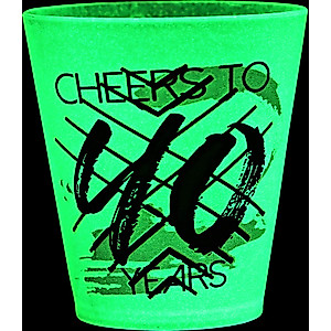 Pavilion Gift Company 40th Birthday Shot Glass Necklace, 1 Count (Pack of 1), Purple