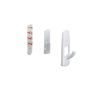 Command 170016Es Reusable Adhesive Hooks, Medium, Value Pack, 6/Pk,We