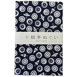 MIYAMOTO Japanese Traditional Towel "Tenugui" Small Pattern 5 type set Basic pattern-3